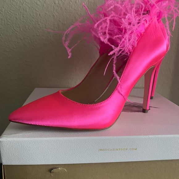 Jessica Simpson | Shoes | Jessica Simpson Pink Stiletto Heels With ...